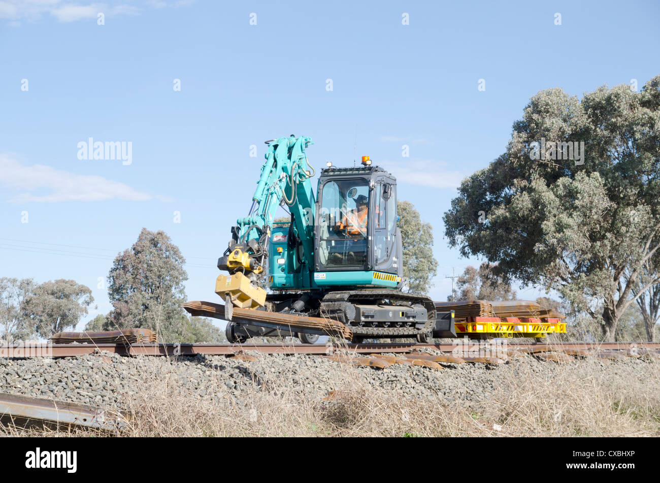 Iron railway sleepers hi-res stock photography and images - Alamy