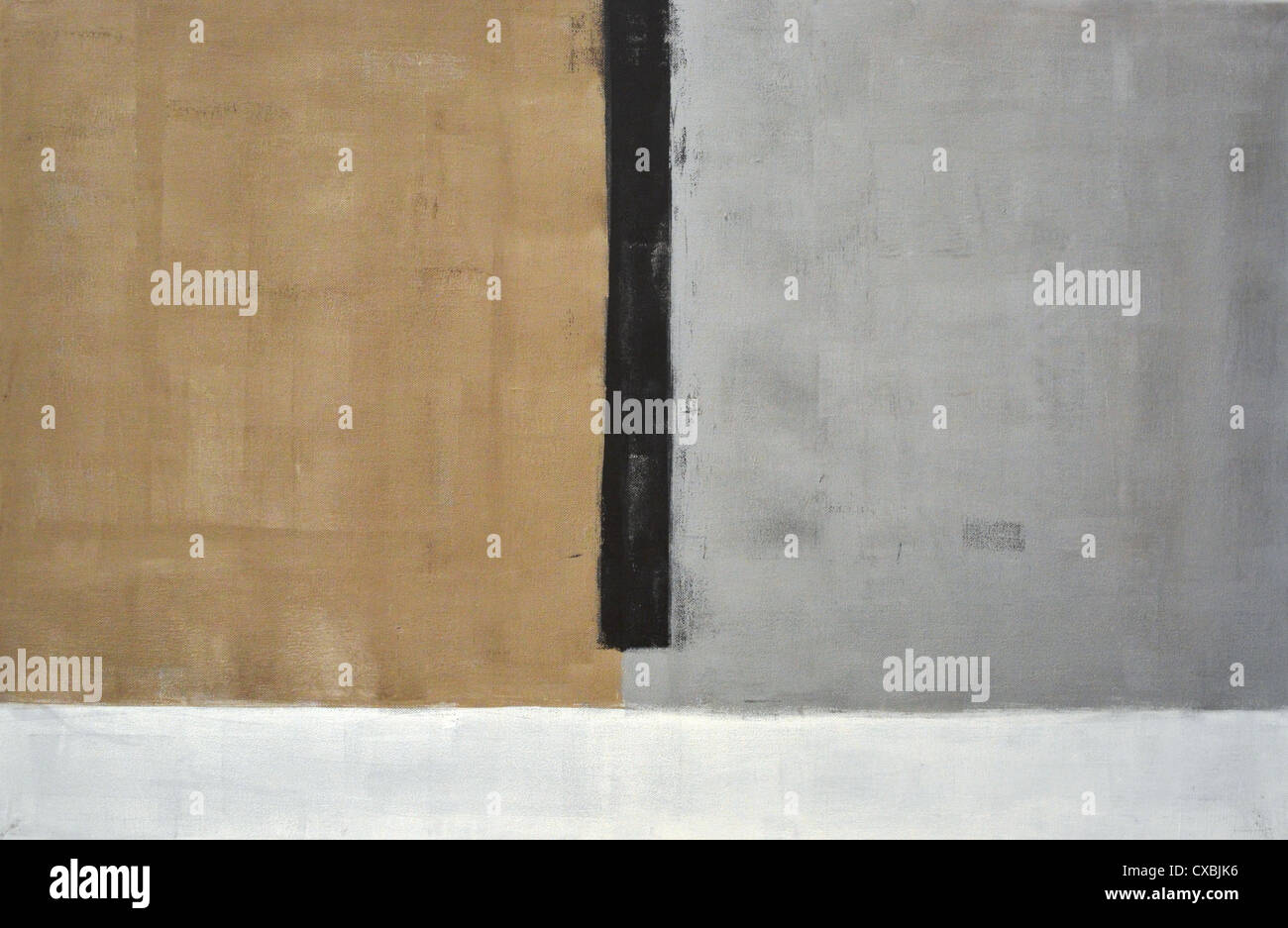 Grey and Brown Abstract Art Painting Stock Photo - Alamy