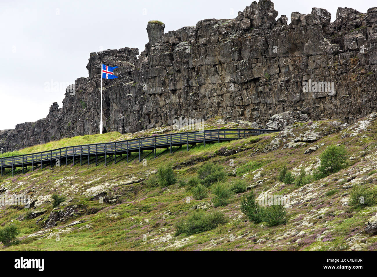 Rift valley, Pingvellir National Park, Iceland Stock Photo - Alamy