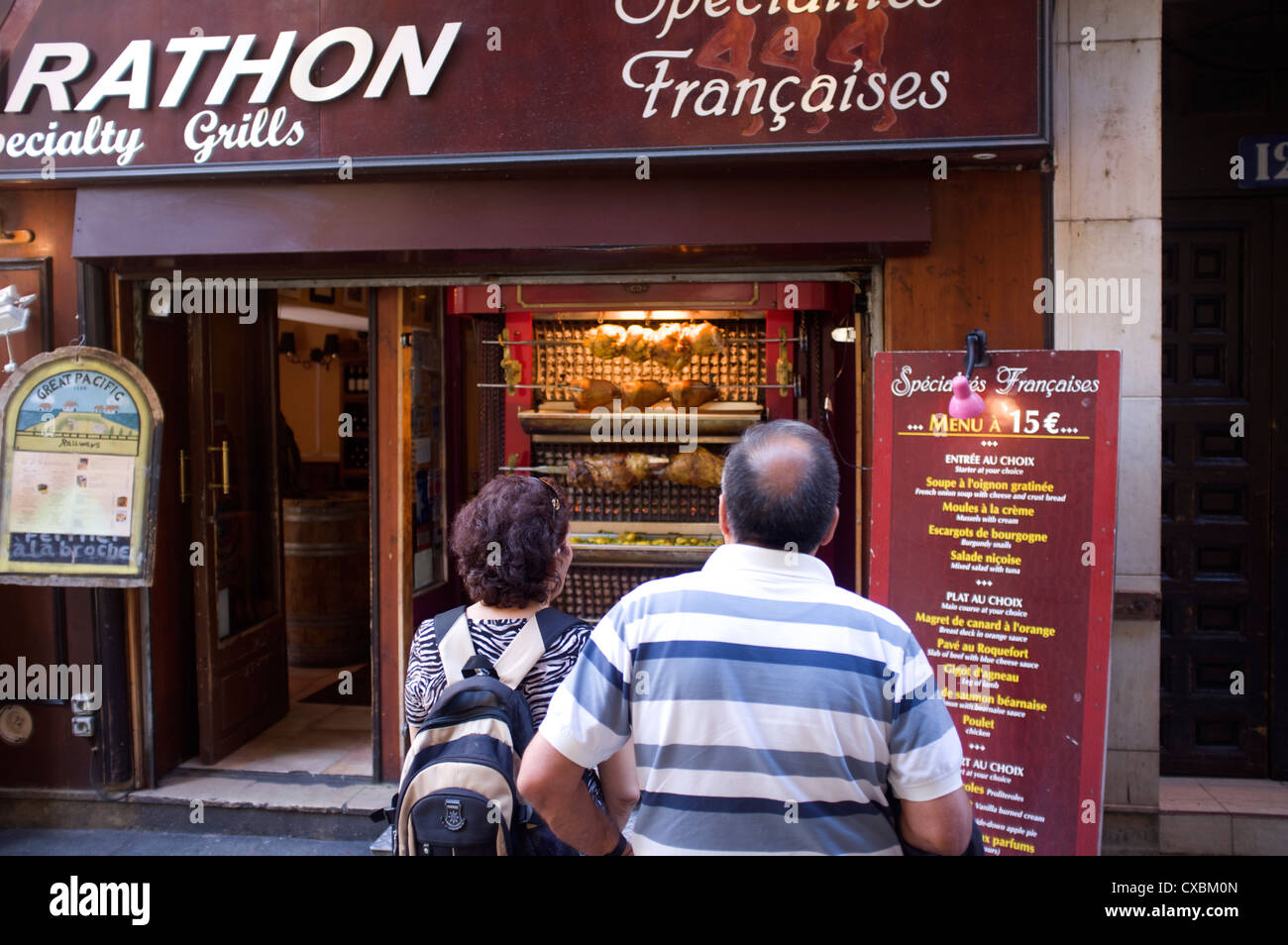 Rotisserie chickens hi-res stock photography and images - Alamy