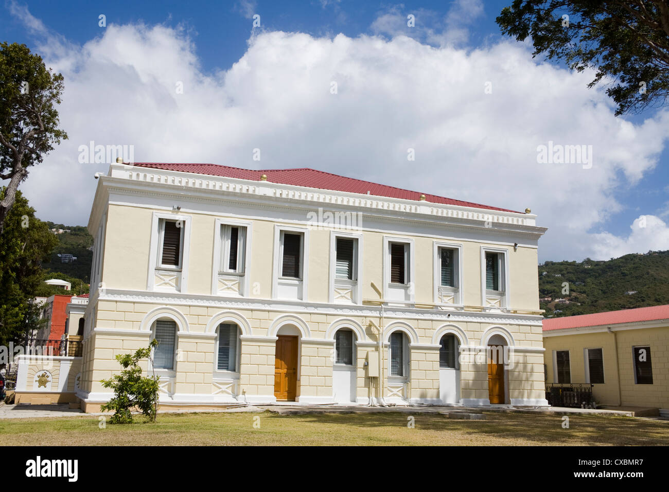 Legislature Building in Charlotte Amalie, St. Thomas Island, U.S ...