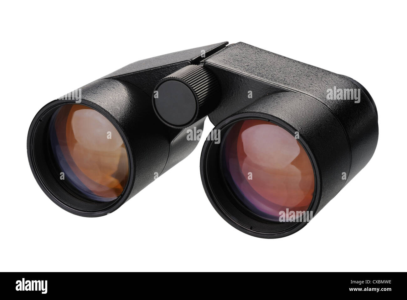 Black opera glasses, isolated on a white background Stock Photo - Alamy