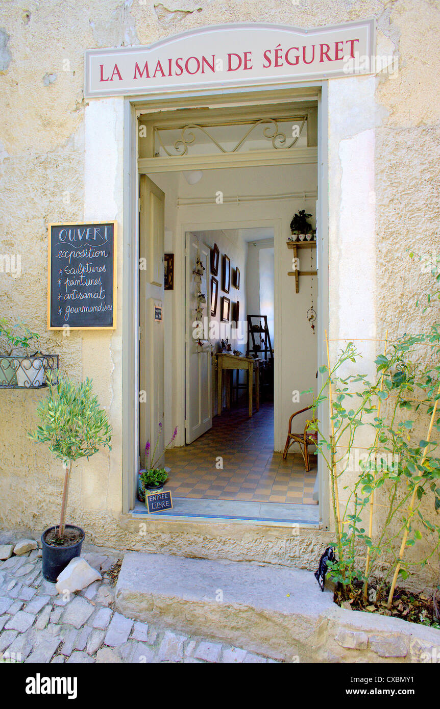 Seguret Provence France Stock Photo - Alamy