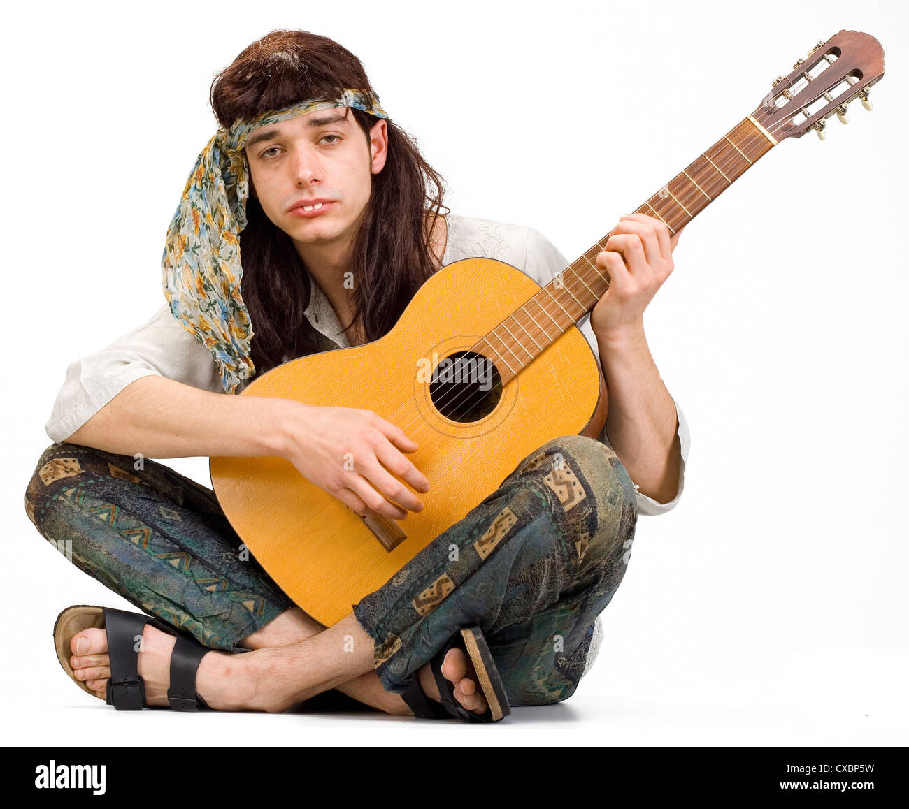 Hippiekostuem hippie disguise hi-res stock photography and images - Alamy