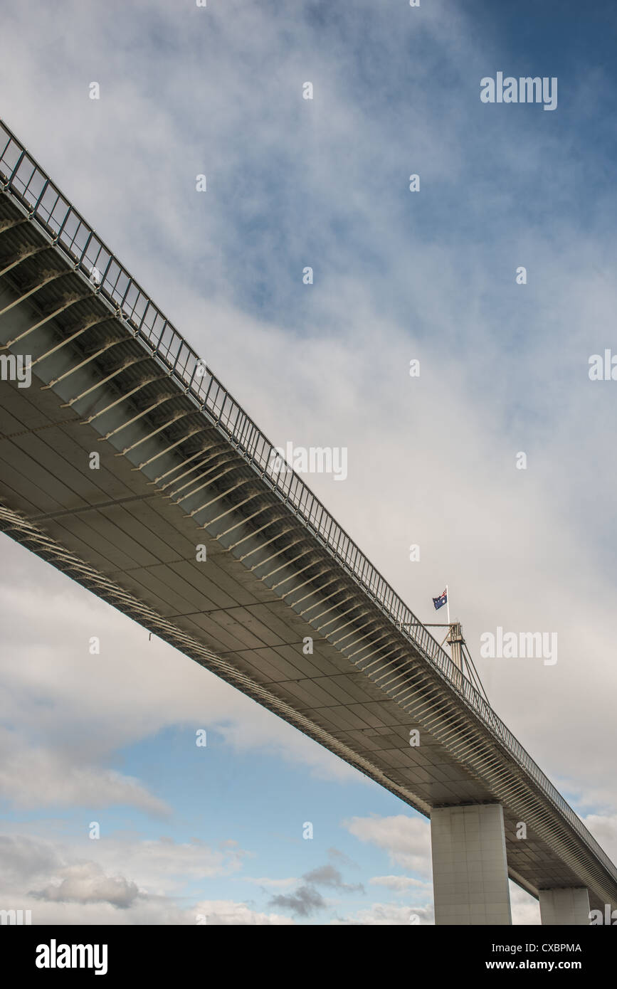 The underside of Bolt bridge across the Yarra river in Melbourne Stock ...
