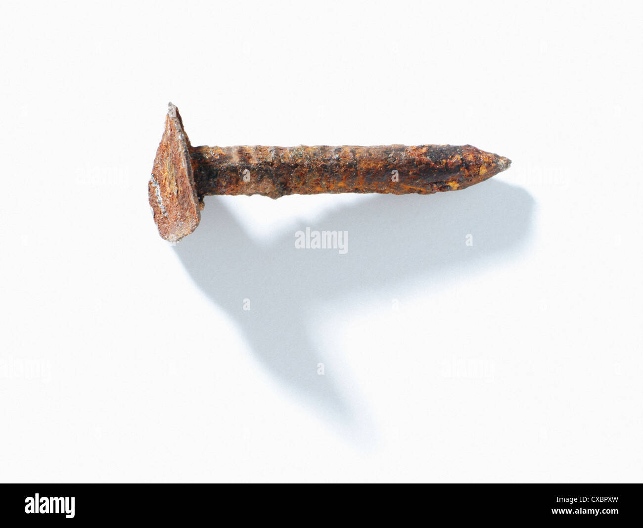 close-up view of rusty nail Stock Photo - Alamy