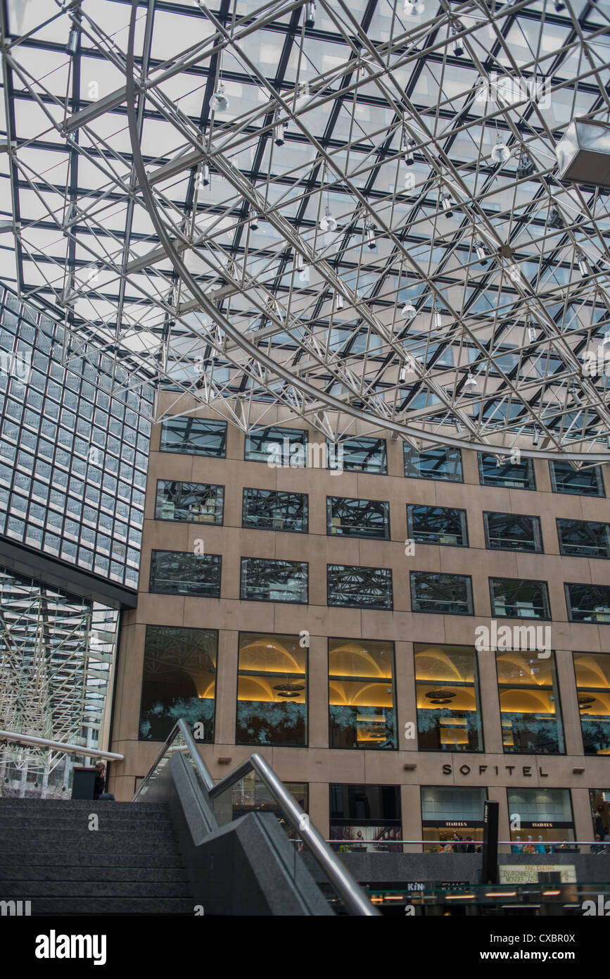 Inside the foyer of the Sofitel building in Melbourne Stock Photo - Alamy