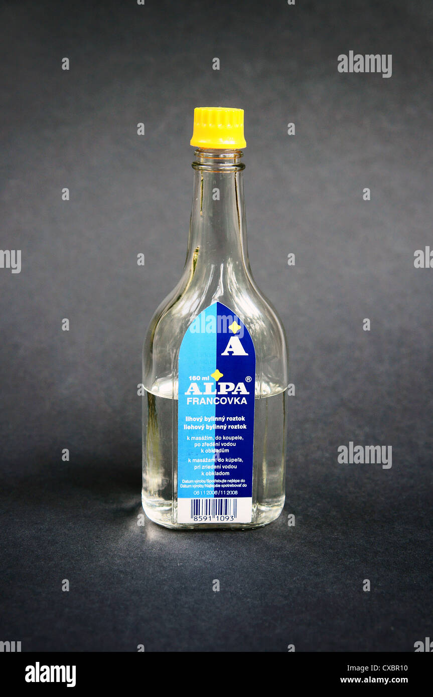 Alpa francovka alcohol herbal tincture hi-res stock photography and ...