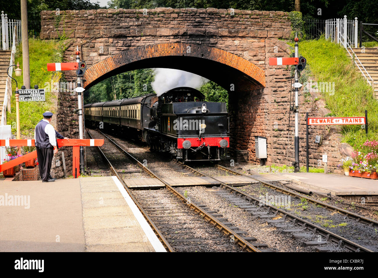Steam train ride minehead hi-res stock photography and images - Alamy