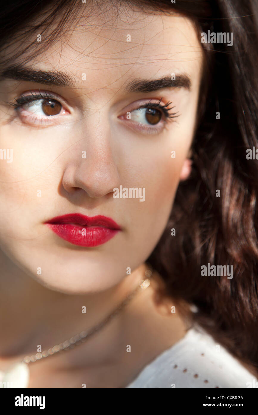 Latin Woman Portrait Stock Photo - Alamy