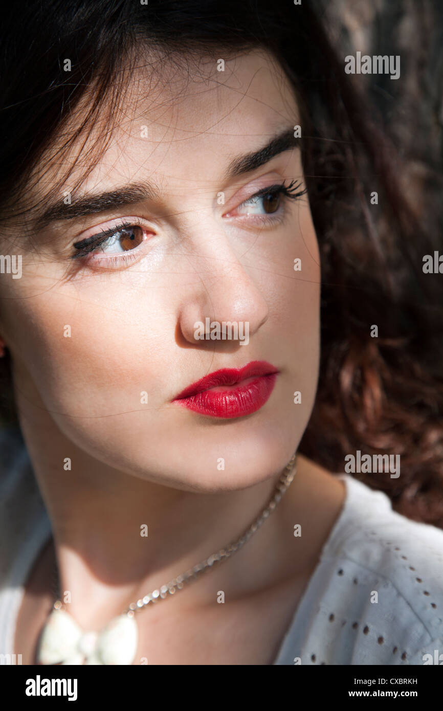 Latin Woman Portrait Stock Photo - Alamy