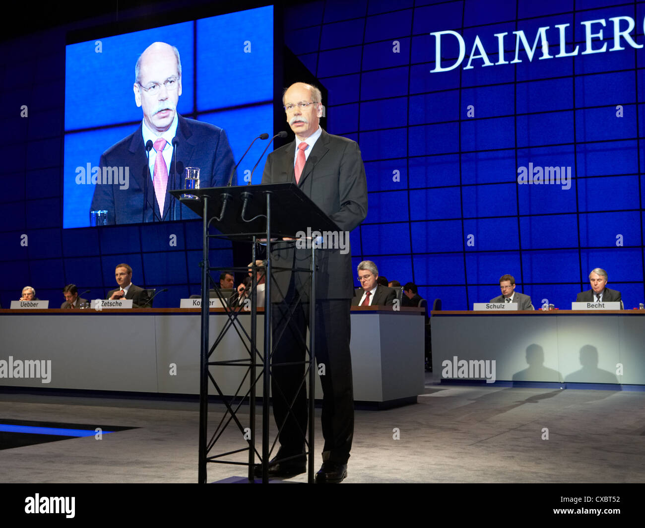 Berlin - Dr. Dieter Zetsche, the Annual General Meeting of DaimlerChrysler AG Stock Photo - Alamy