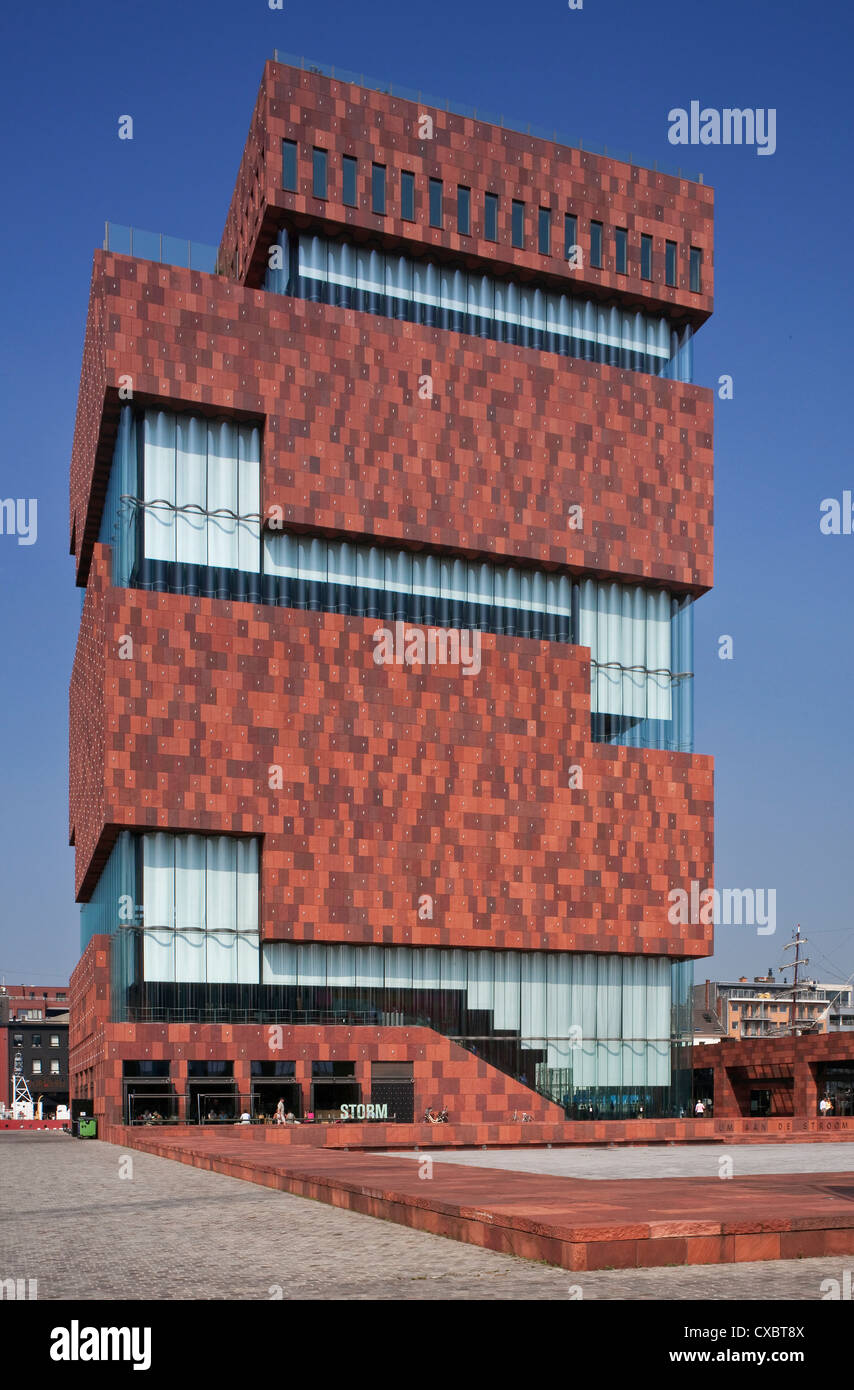 MAS - Museum Aan de Stroom, Antwerp, Belgium. Architect: Neutelings ...