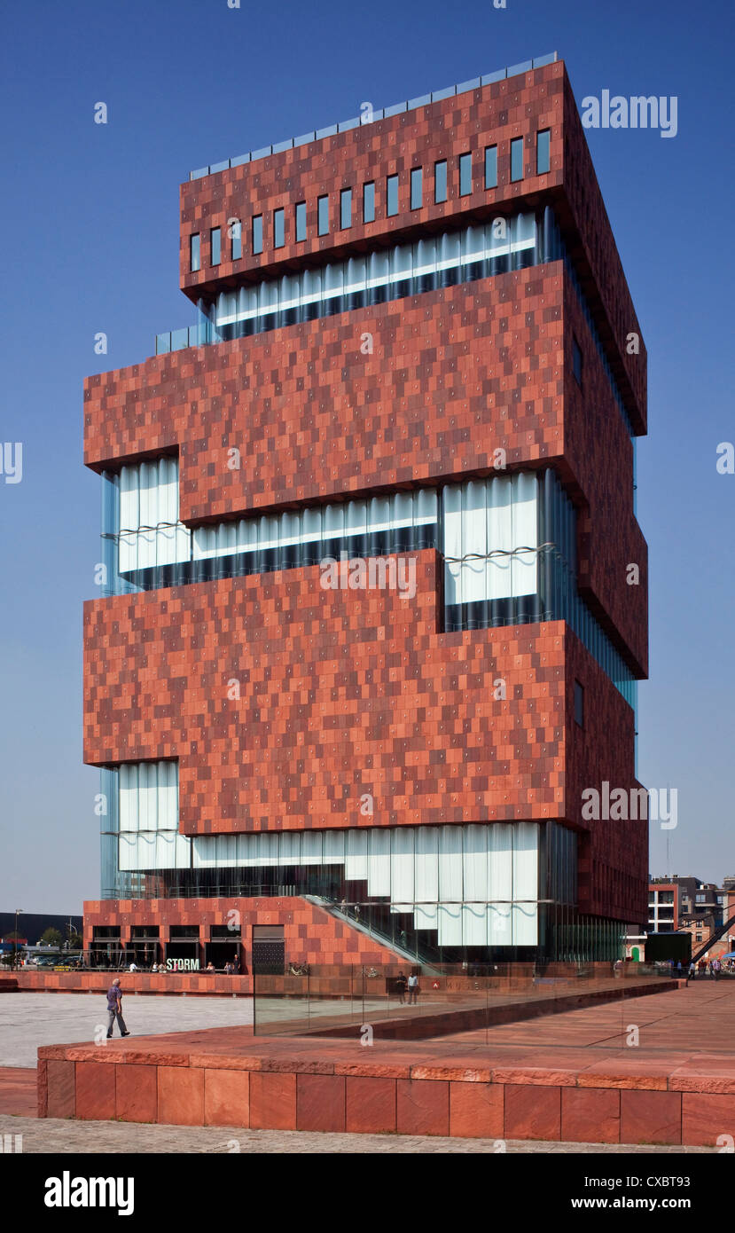 MAS - Museum Aan de Stroom, Antwerp, Belgium. Architect: Neutelings ...