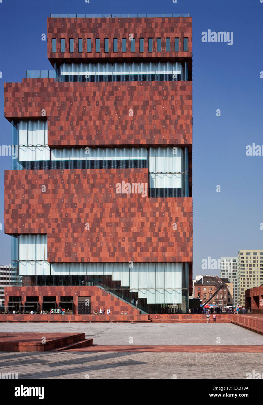 MAS - Museum Aan de Stroom, Antwerp, Belgium. Architect: Neutelings ...
