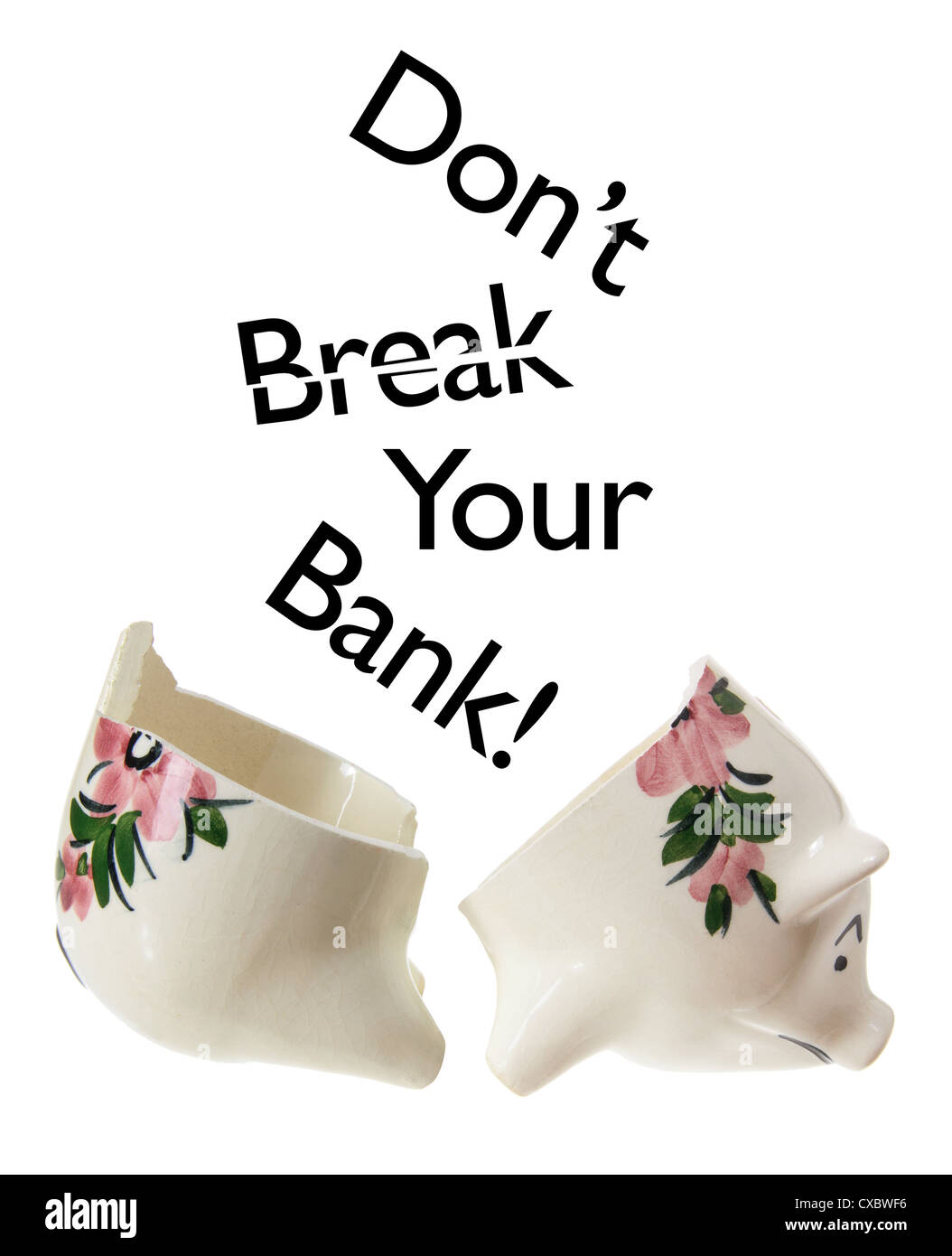 Broken savings hi-res stock photography and images - Alamy