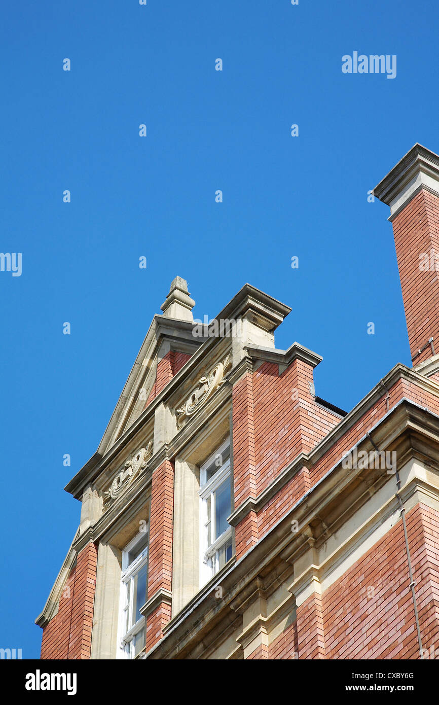 Detail of part of the Lister private hospital in Chelsea, London ...
