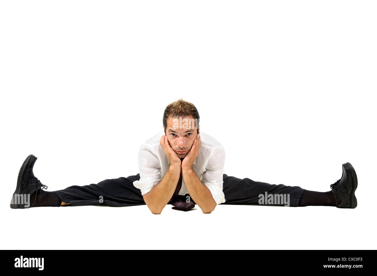 Gymnast doing splits hi-res stock photography and images - Alamy