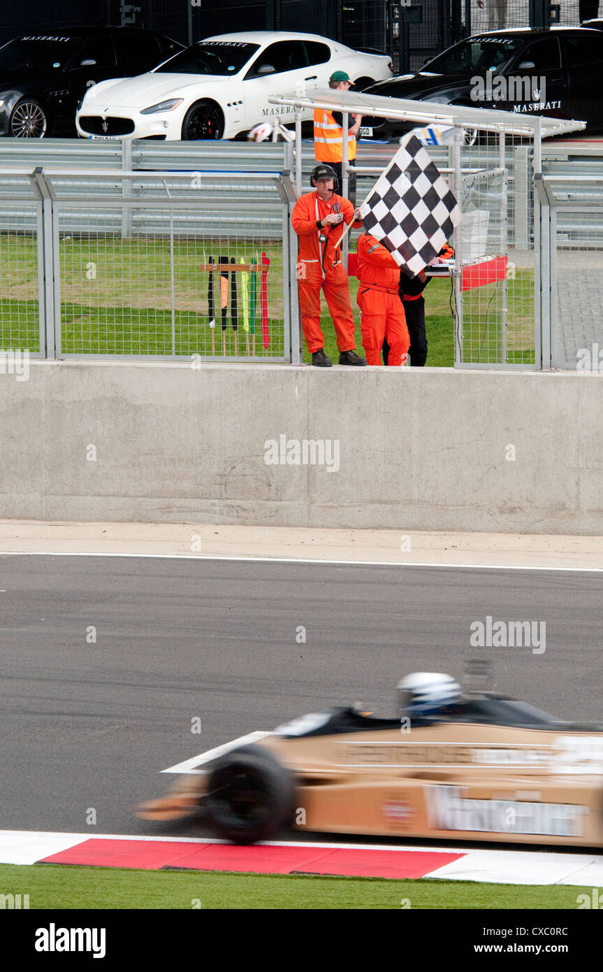 Chequered Finish Flag High Resolution Stock Photography and Images - Alamy