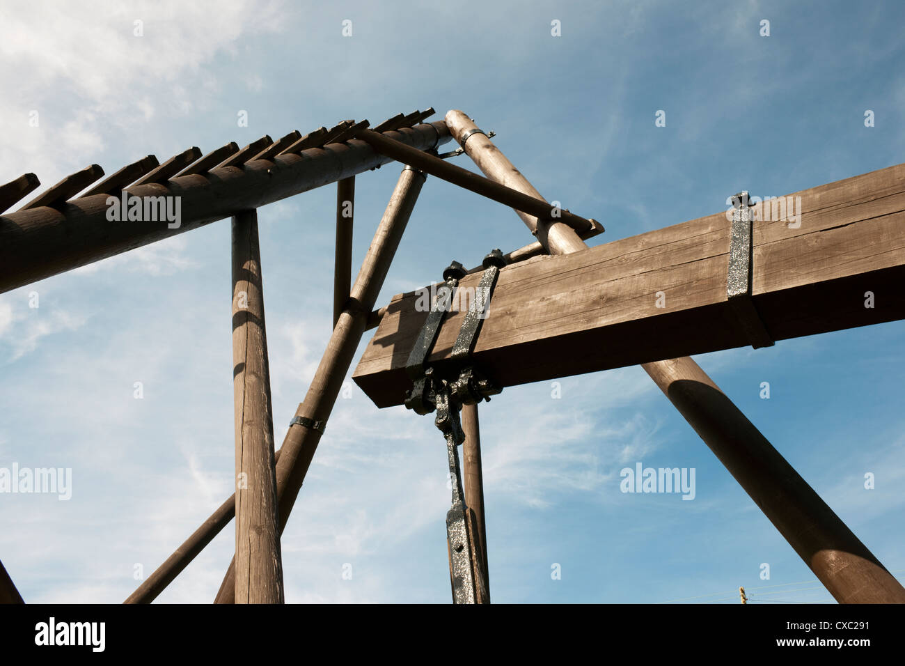 Detail of Wanlockhead Beam Engine -2 Stock Photo - Alamy