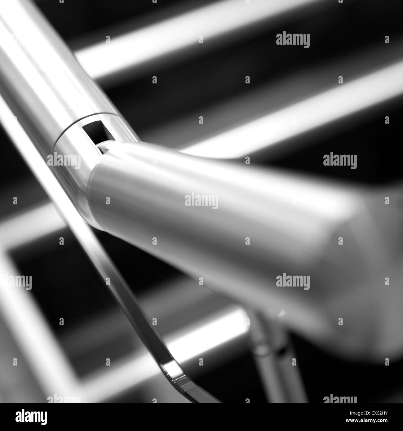 Stainless steel staircase hi-res stock photography and images - Alamy