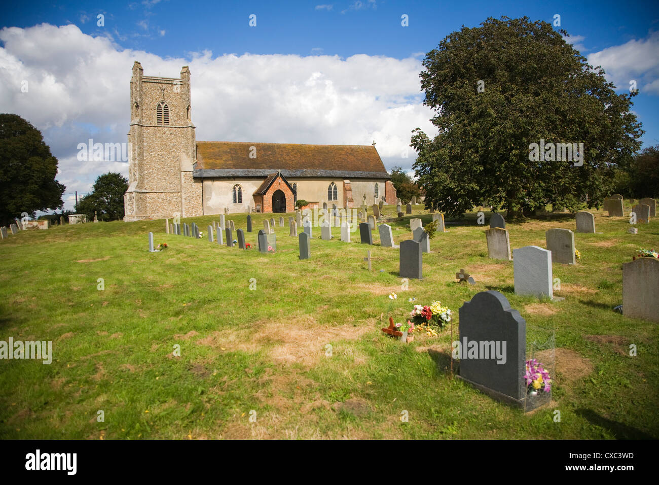 Parish church St Mary Friston Suffolk England Stock Photo - Alamy