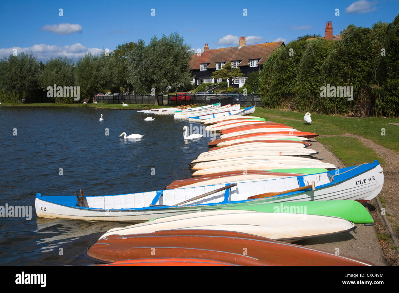 Rowing boats thorpeness hi-res stock photography and images - Alamy