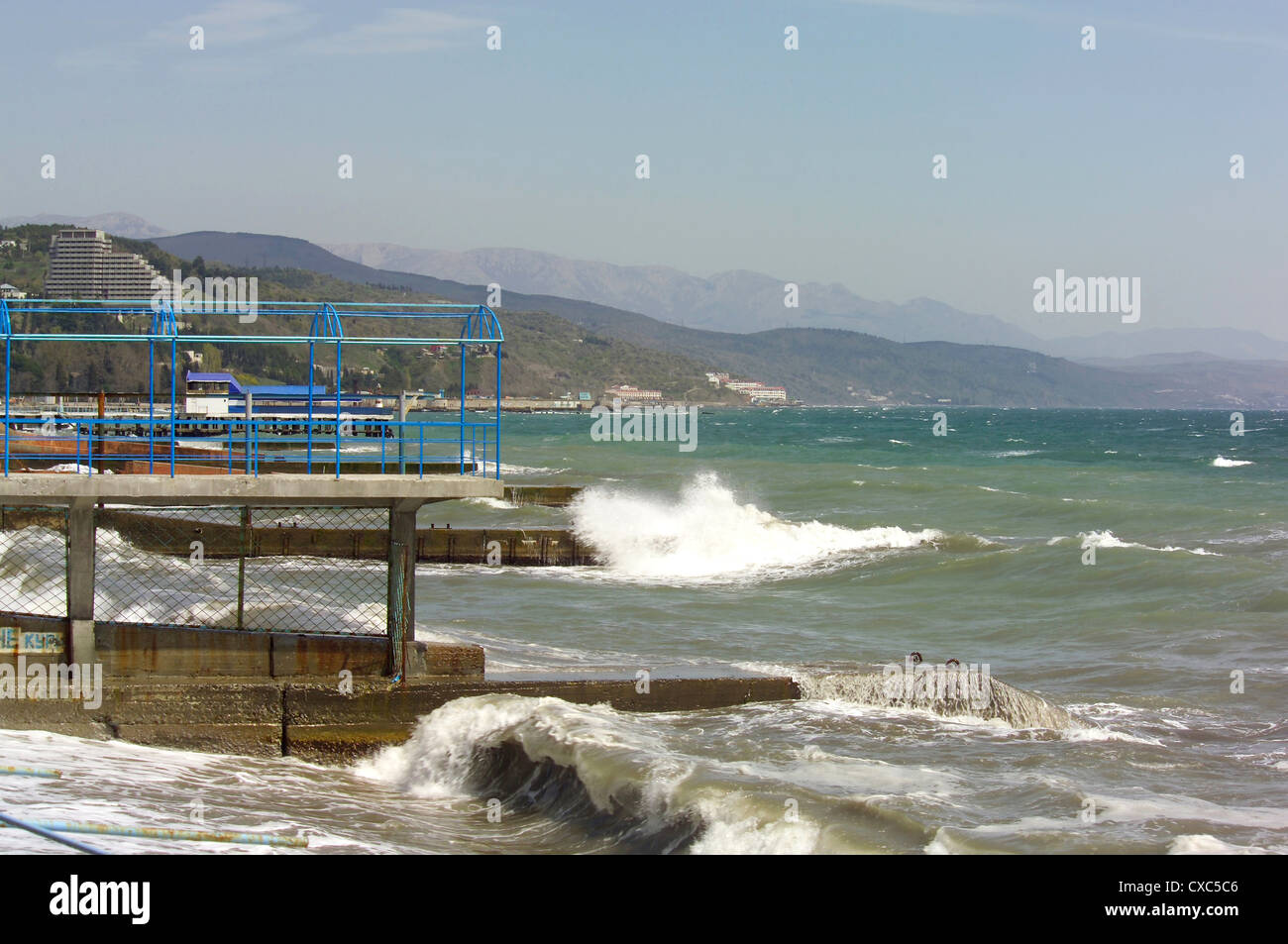 Crimean beach, Ukraine Stock Photo - Alamy
