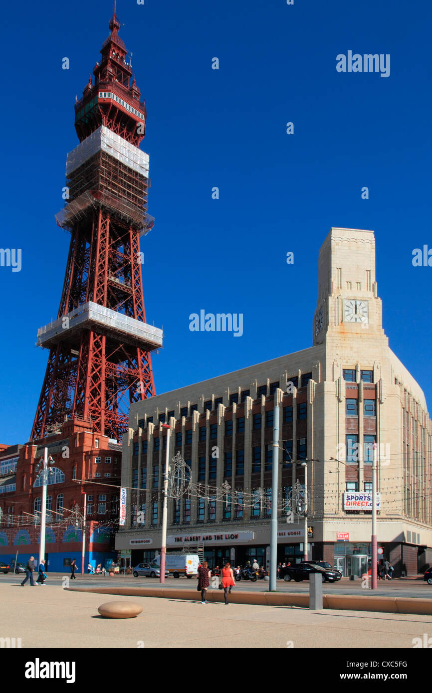 Blackpool Tower Background Stock Photos & Blackpool Tower Background ...
