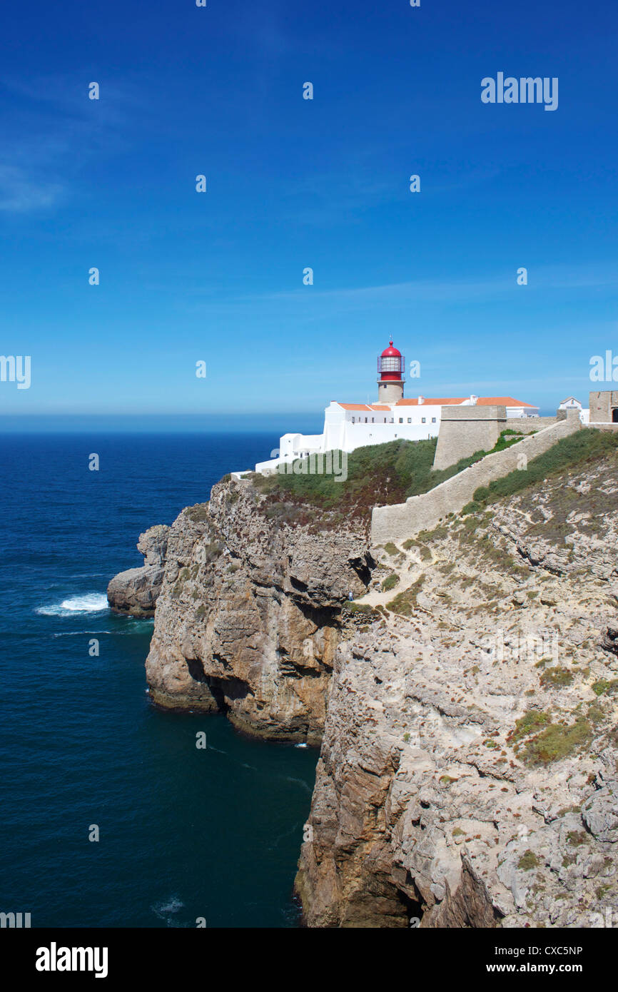Cabo de Sao Vicente (Cape St. Vincent), Algarve, Portugal, Europe Stock ...