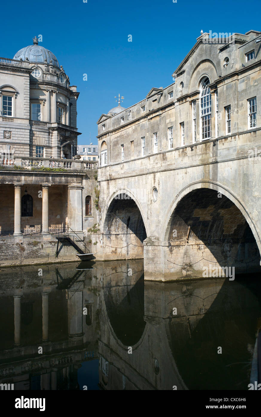 Pulteney Bridge, Bath, UNESCO World Heritage Site, Avon, England ...