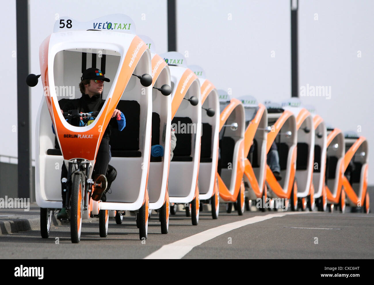 Berlin, pedicab CityCruiser II Stock Photo - Alamy