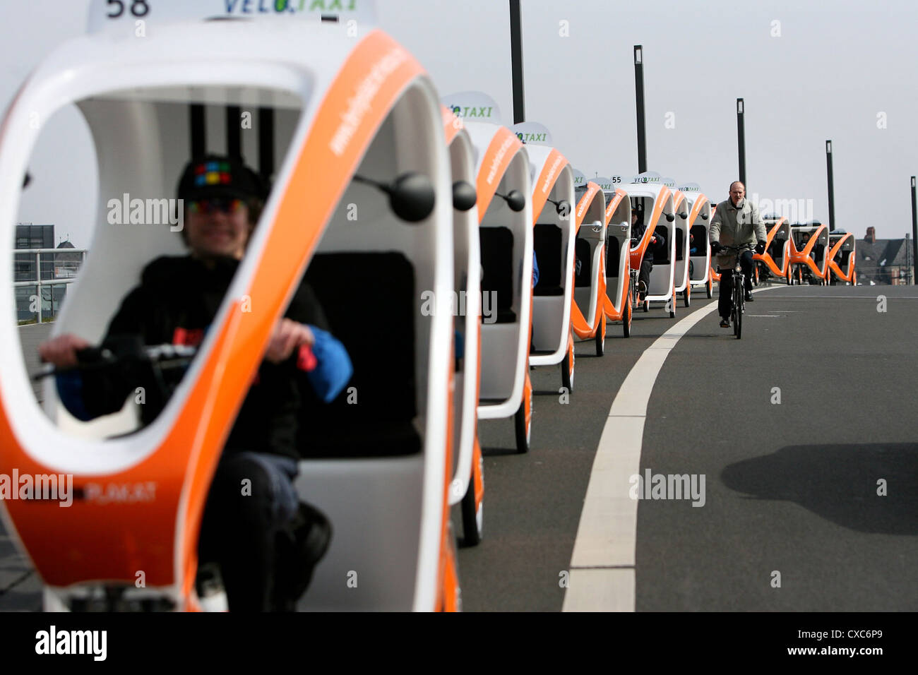 Berlin, pedicab CityCruiser II Stock Photo - Alamy