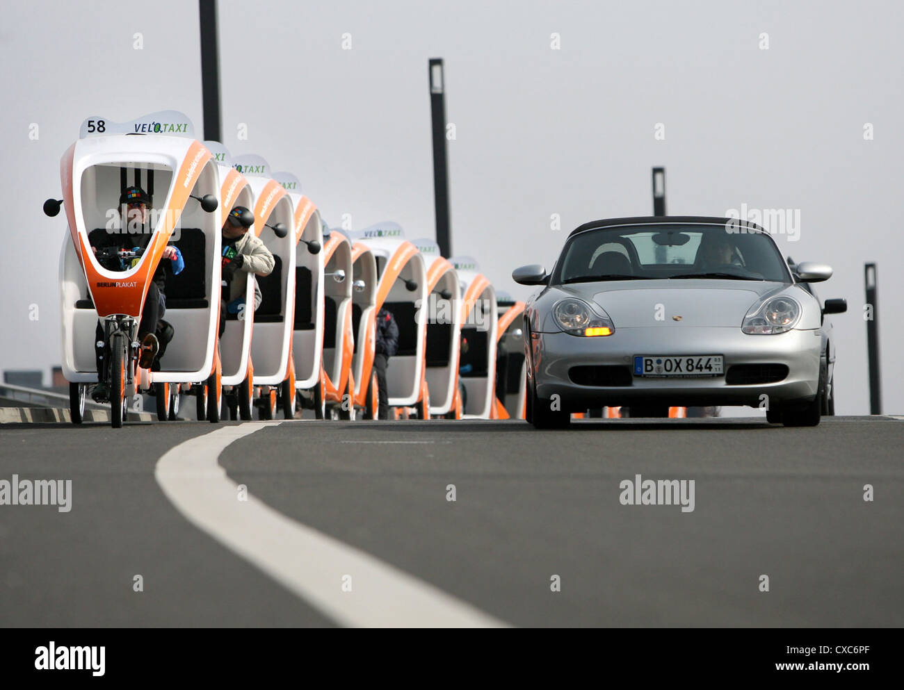 Berlin, Porsche overhauled Velotaxi CityCruiser II Stock Photo - Alamy