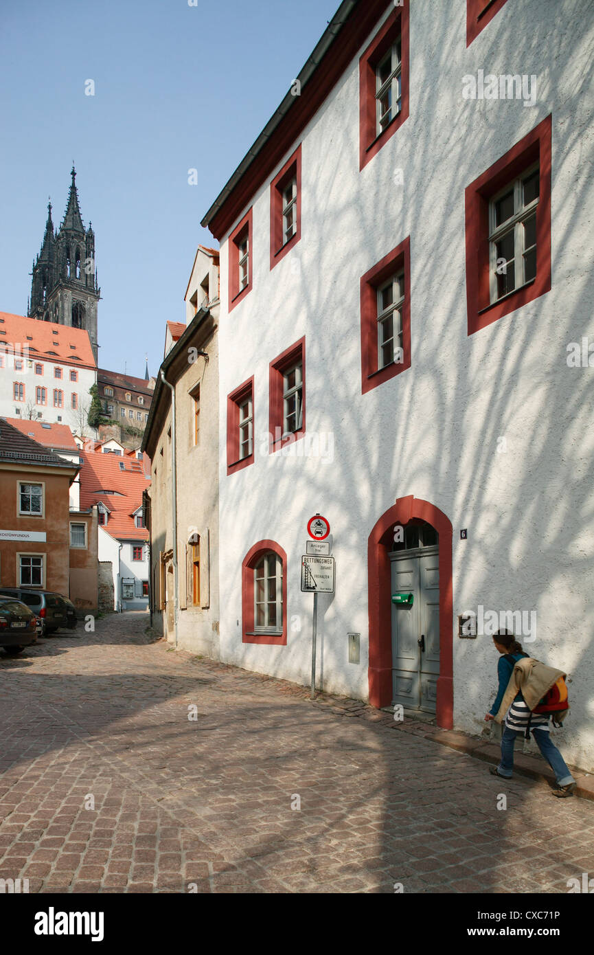 Meissen, Meissen Cathedral and Old Town Stock Photo - Alamy