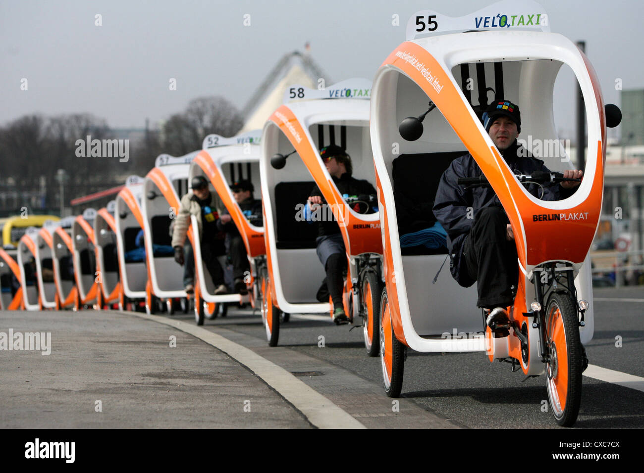 Berlin, pedicab CityCruiser II Stock Photo - Alamy