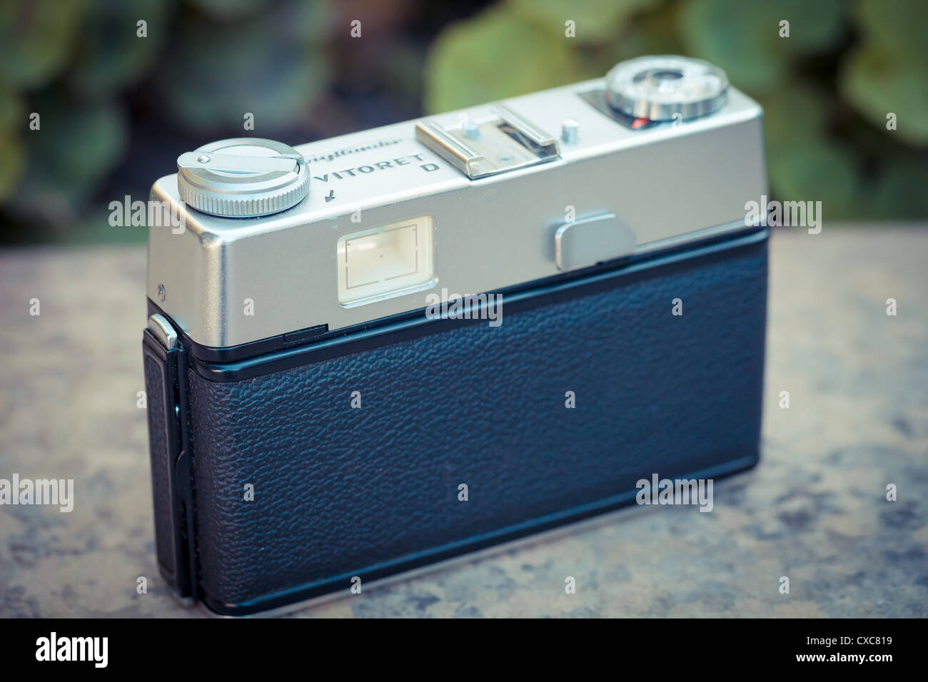 The beautiful design of an old analogic vintage camera Stock Photo - Alamy