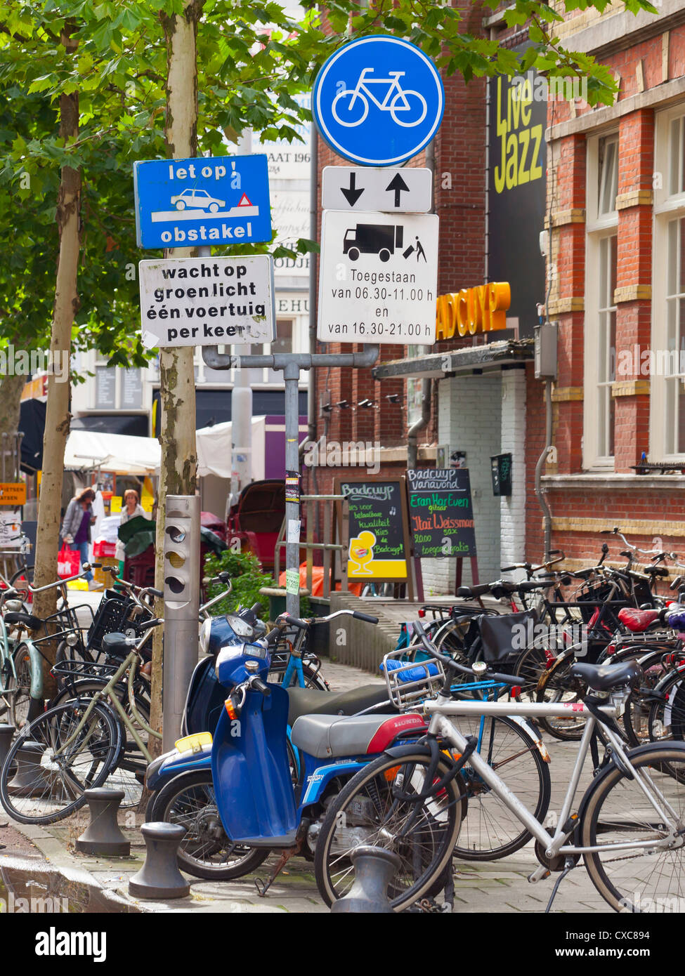 Cycle sign - Amsterdam, Netherlands, Europe Stock Photo - Alamy