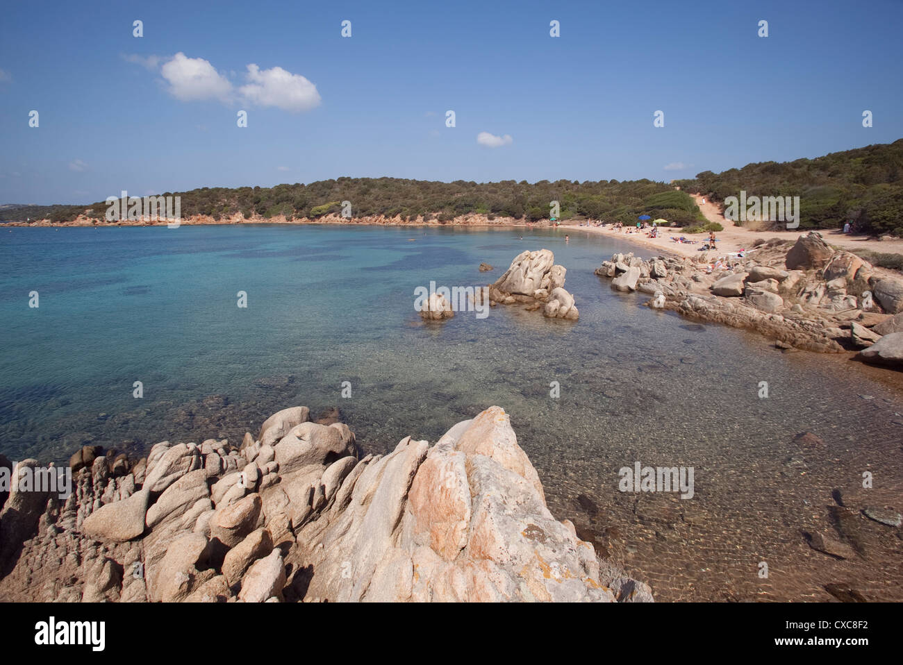 The island of Caprera, Maddalena Islands, Sardinia, Italy ...