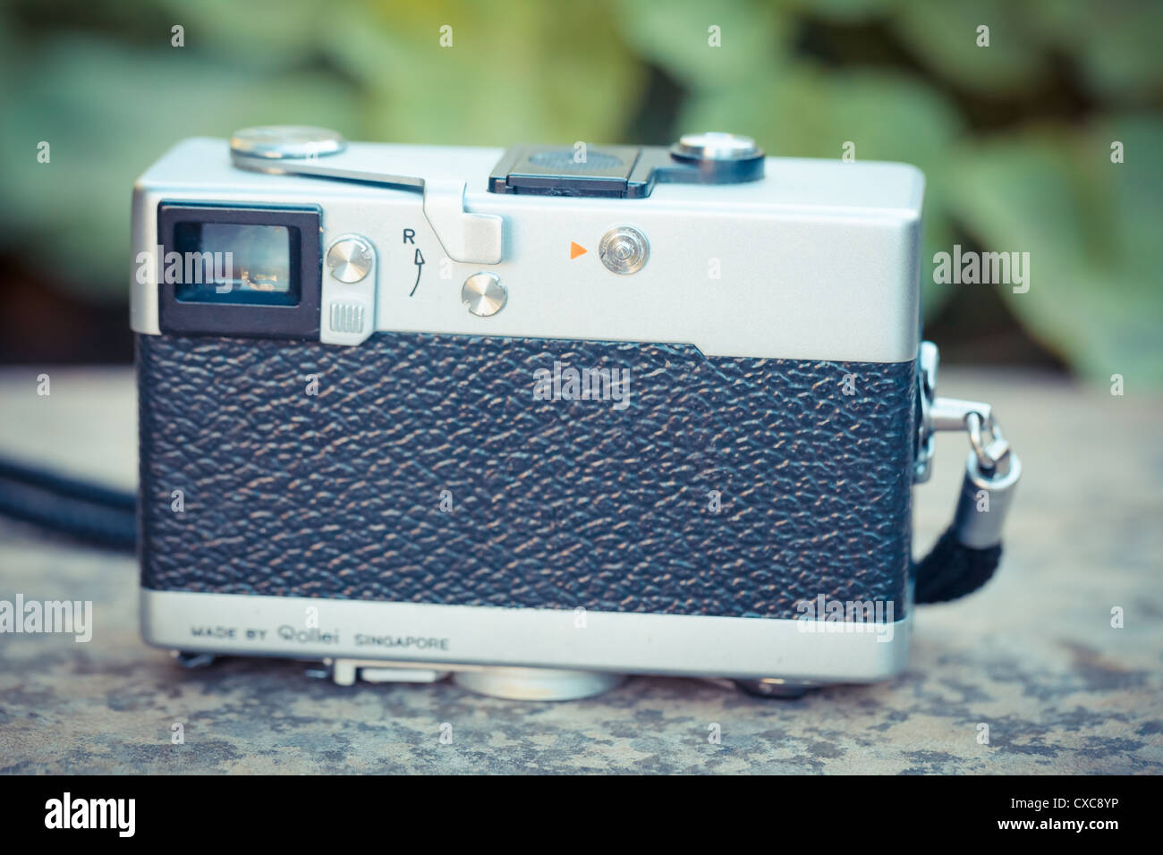 The beautiful design of an old analogic vintage camera Stock Photo - Alamy