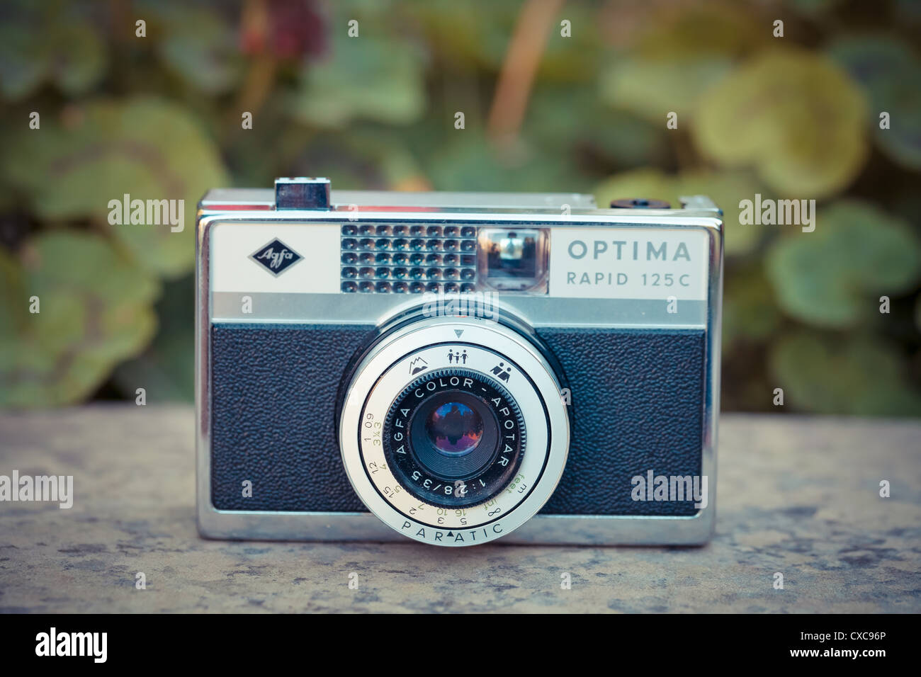 The beautiful design of an old analogic vintage camera Stock Photo - Alamy