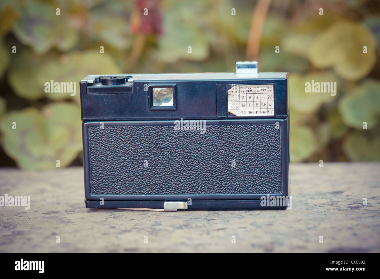 The beautiful design of an old analogic vintage camera Stock Photo - Alamy