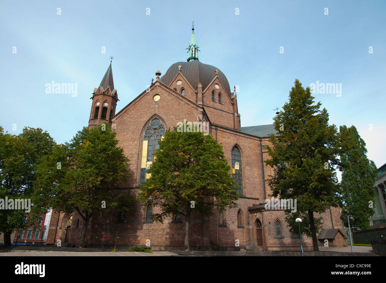 Trefoldighetskirken the Trinity Church Sentrum central Oslo Norway ...