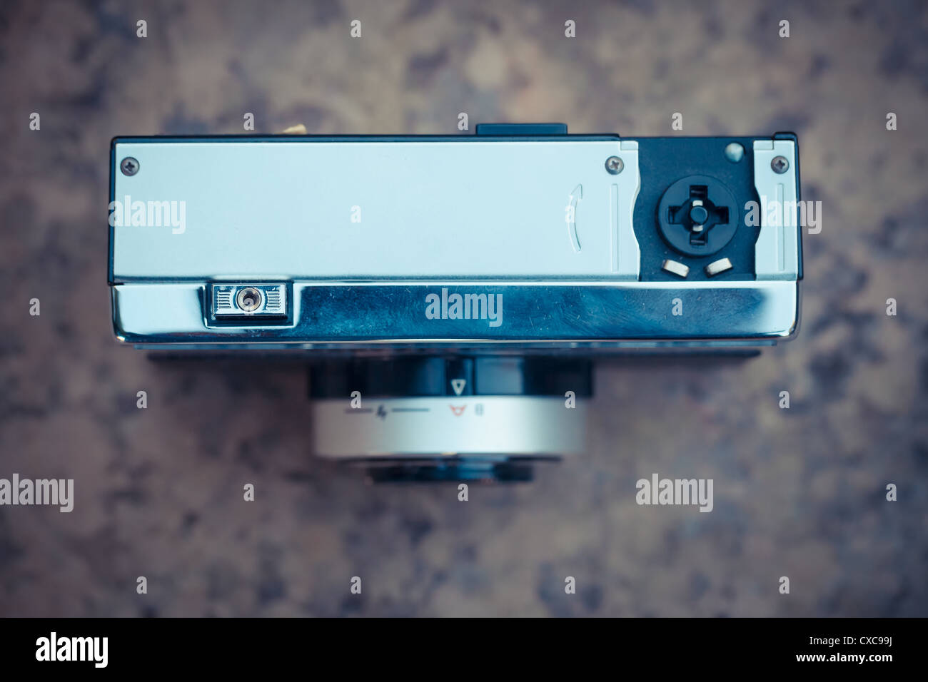 The beautiful design of an old analogic vintage camera Stock Photo - Alamy