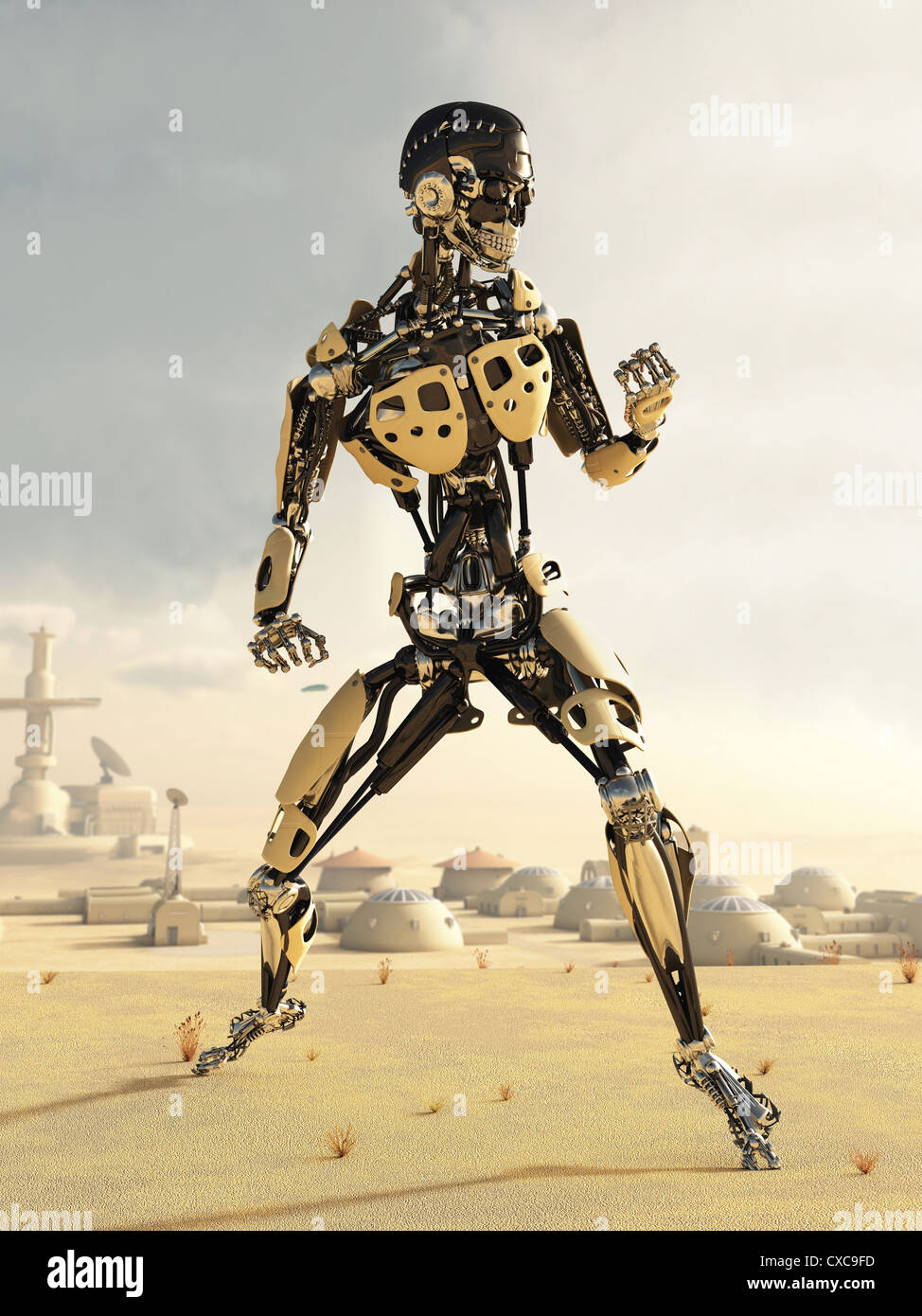New World Mechanoid Stock Photo - Alamy