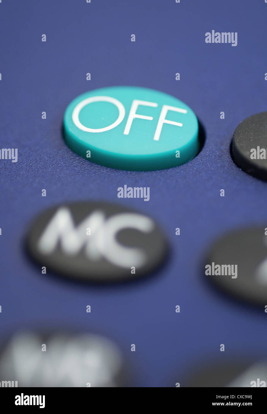 OFF button on a calculator Stock Photo - Alamy