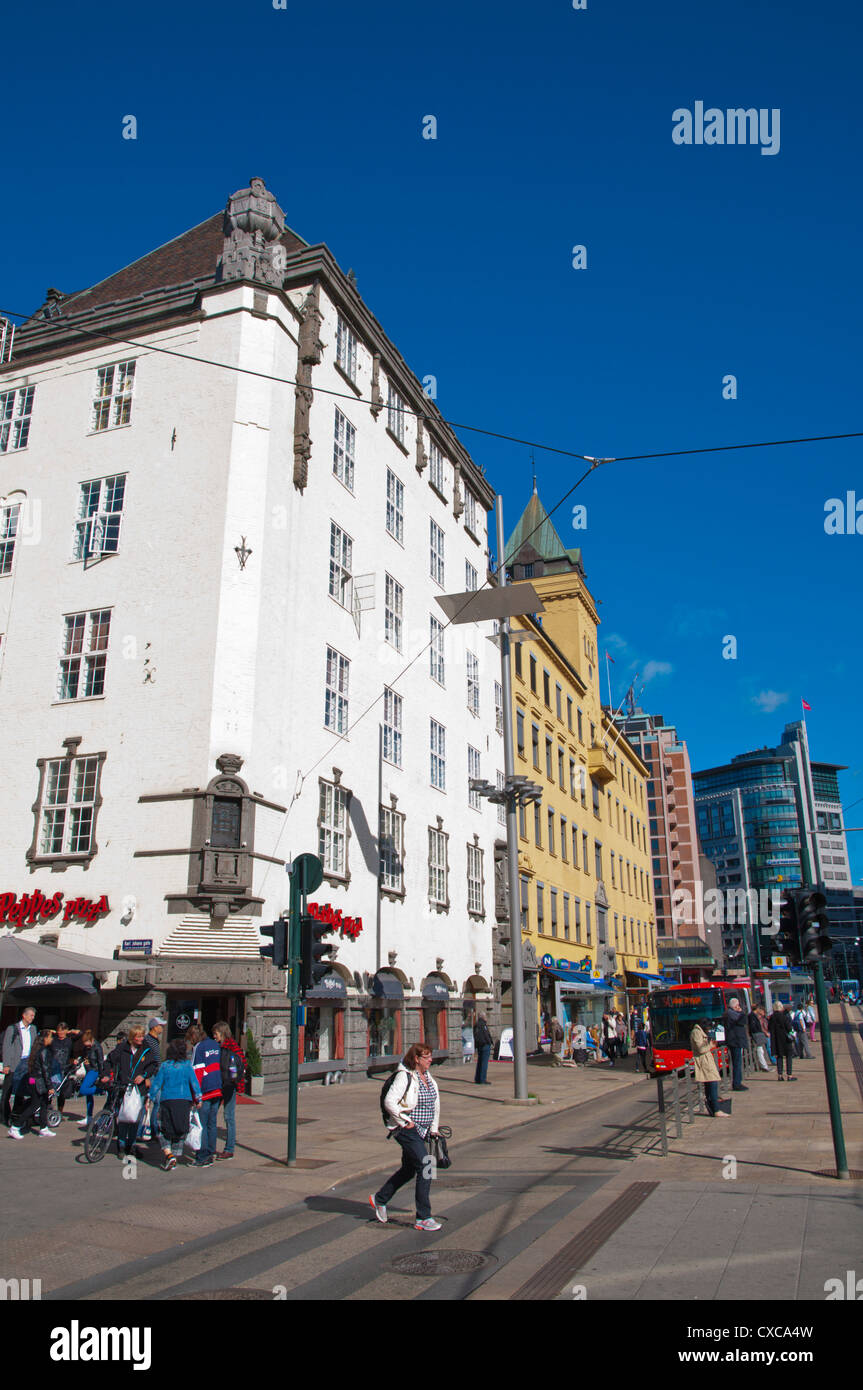 Jernbanetorget square Sentrum central Oslo Norway Europe Stock Photo ...