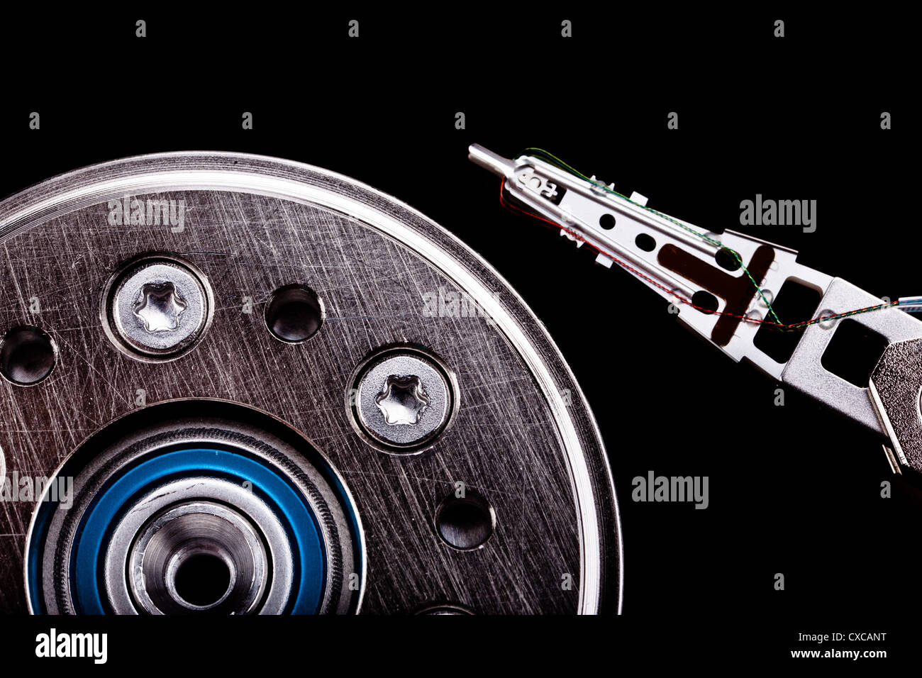 Close up hard disks hi-res stock photography and images - Alamy