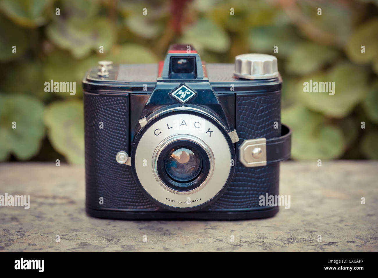The beautiful design of an old analogic vintage camera Stock Photo - Alamy