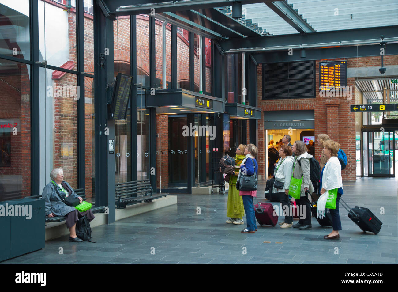 New extension (2011) of Malmö centralstation the main railway station ...